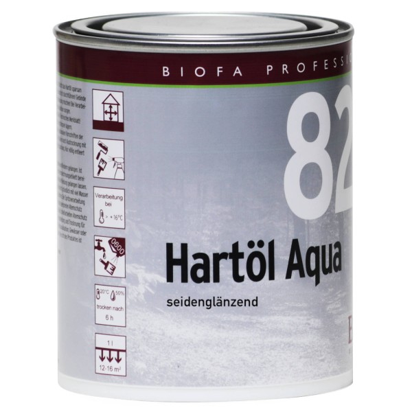 Biofa Hartöl Aqua, seidenglänzend 8045 | BIOFA Versand