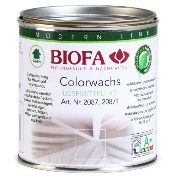 lösemittelfreies Colorwachs farbig | BIOFA Versand