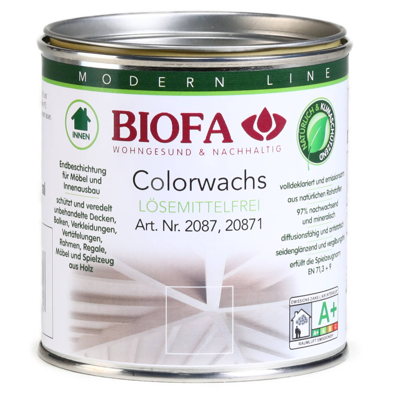 lösemittelfreies Colorwachs farbig | BIOFA Versand