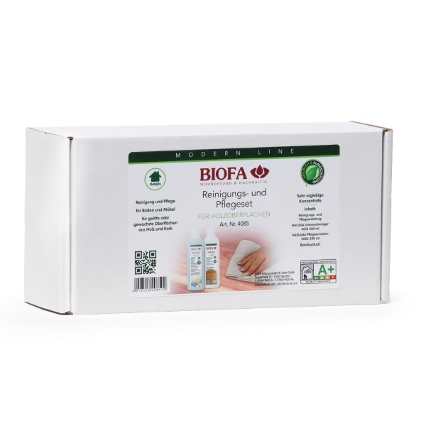 Biofa Reinigungs- und Pflegeset für Holzoberflächen | BIOFA Versand